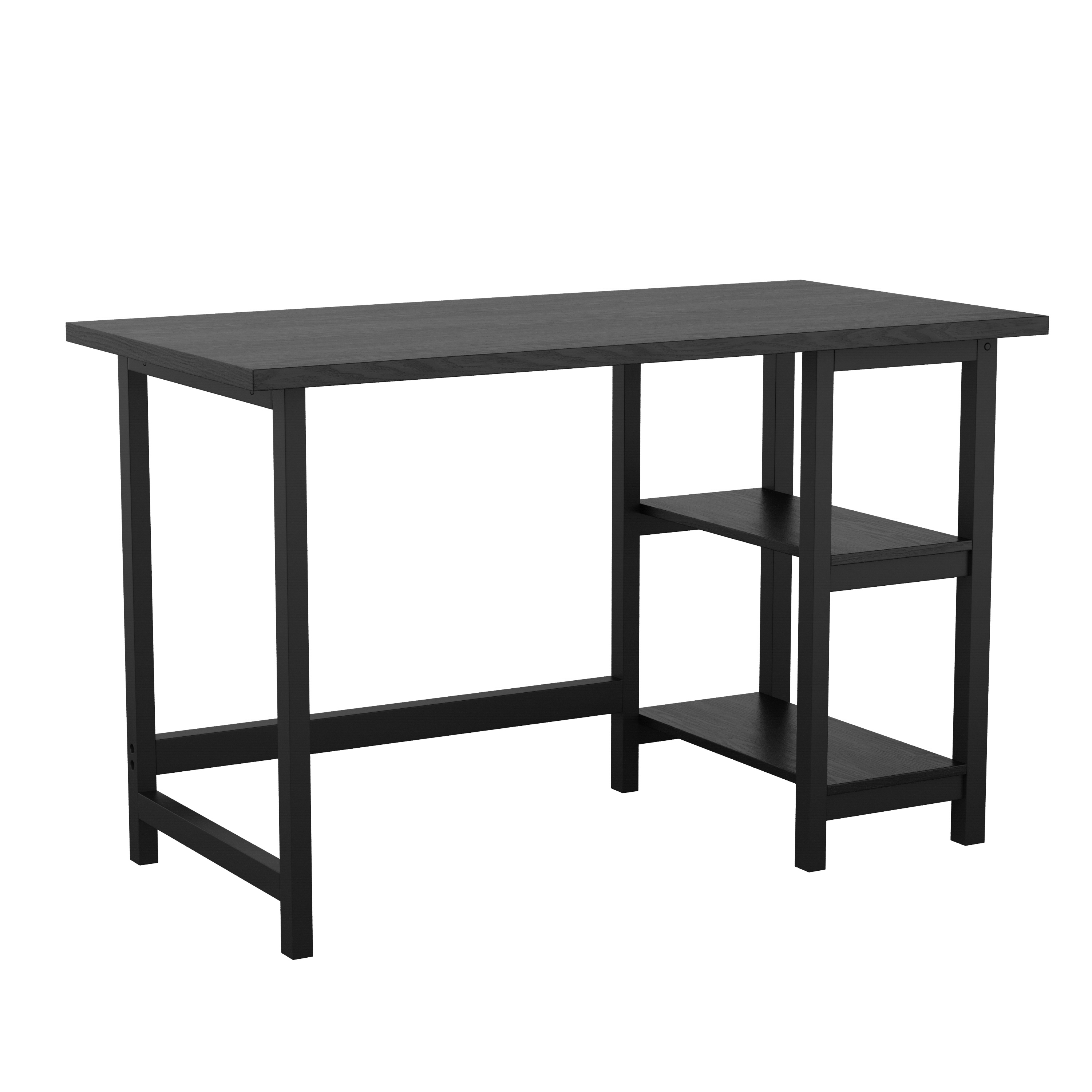 The Martha Stewart Beckett Trestle Desk offers modern style and smart ...
