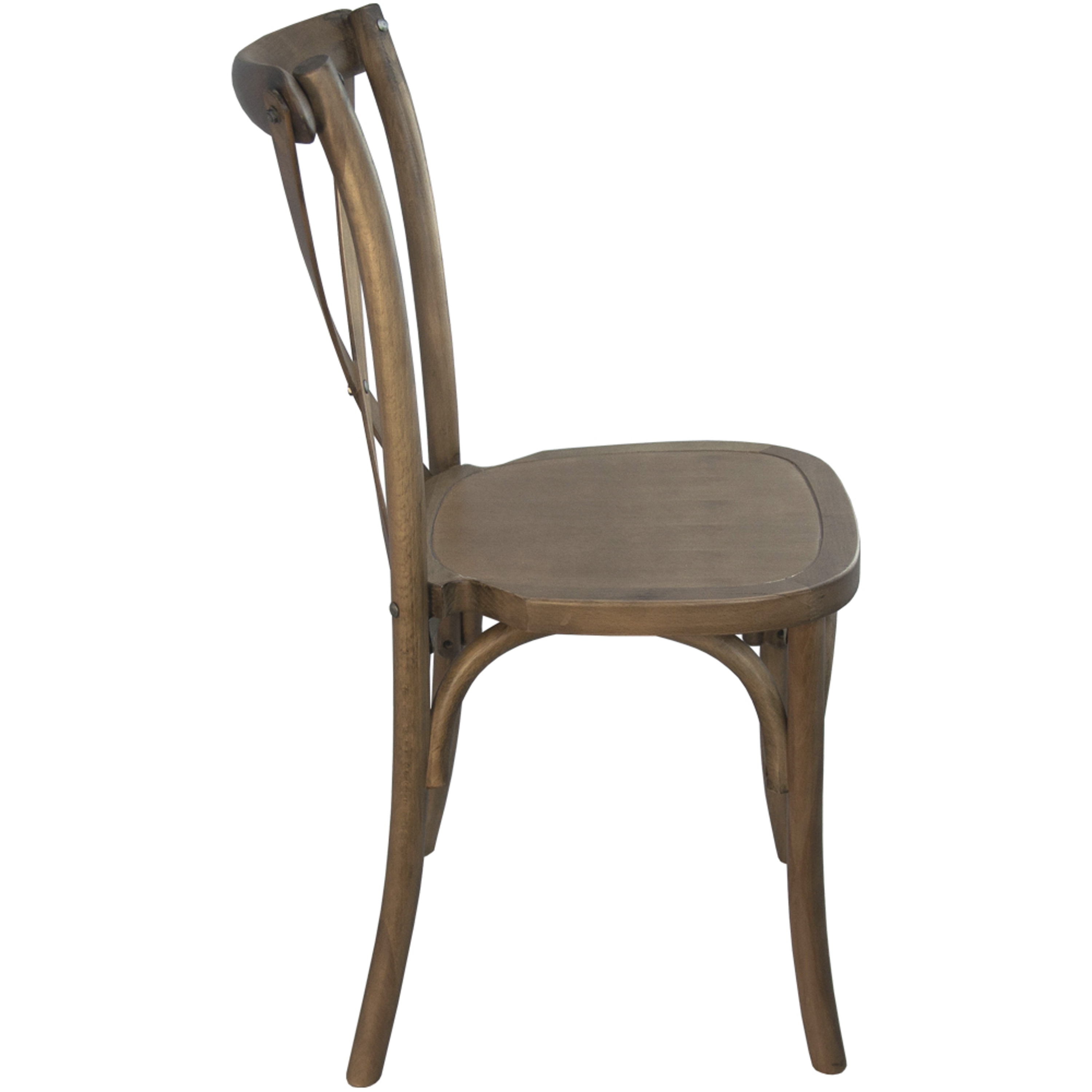 Advantage Light Brown X-Back Chair - Zuma